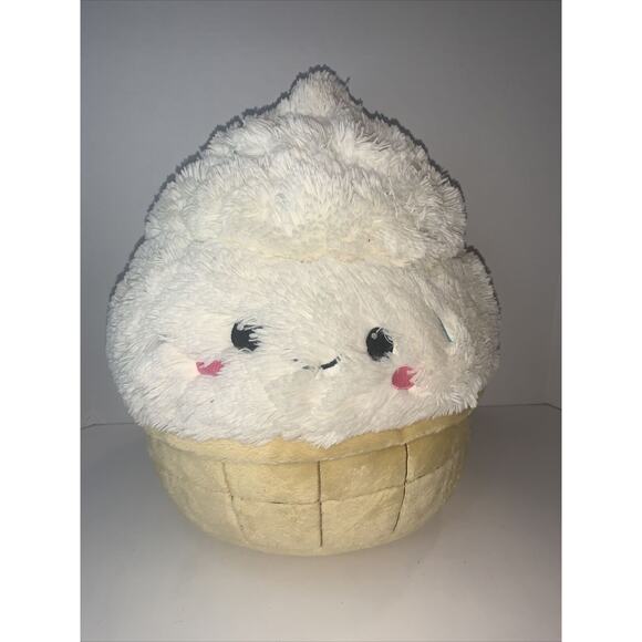 Squishable | Toys | Rare Discontinued Official Huge 4 Squishable Soft Serve Ice Cream Cone Plush ...
